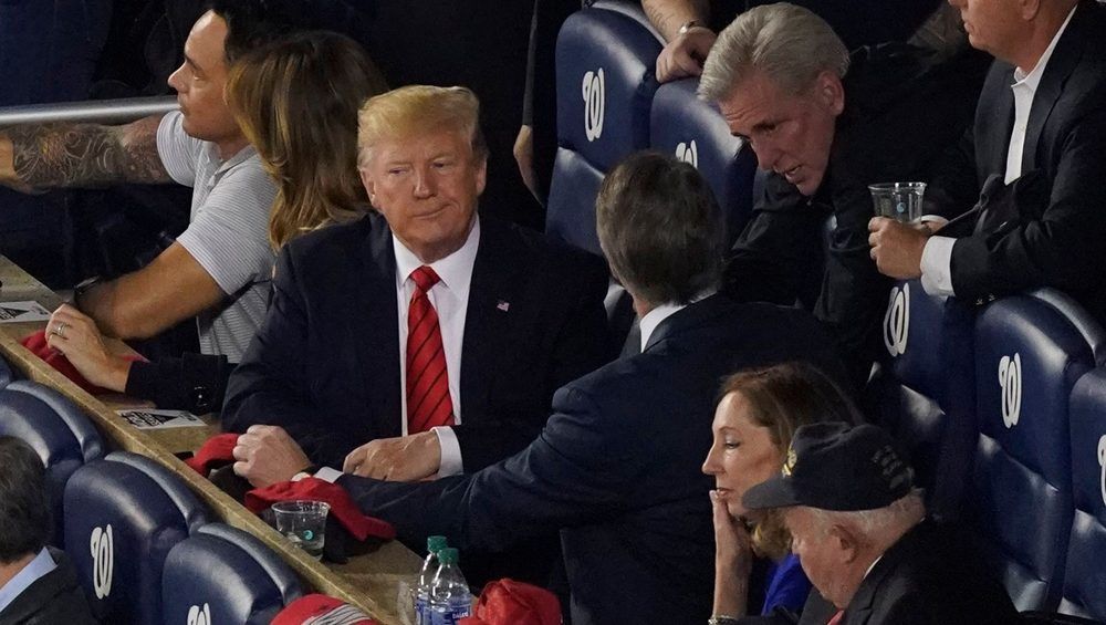 Trump Attends World Series— Gets Boos and Chants of Lock Him Up – Black ...
